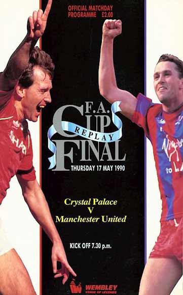 mufcinfo.com - 1990 FA Cup Final Replay - Crystal Palace 0 v 1 ...